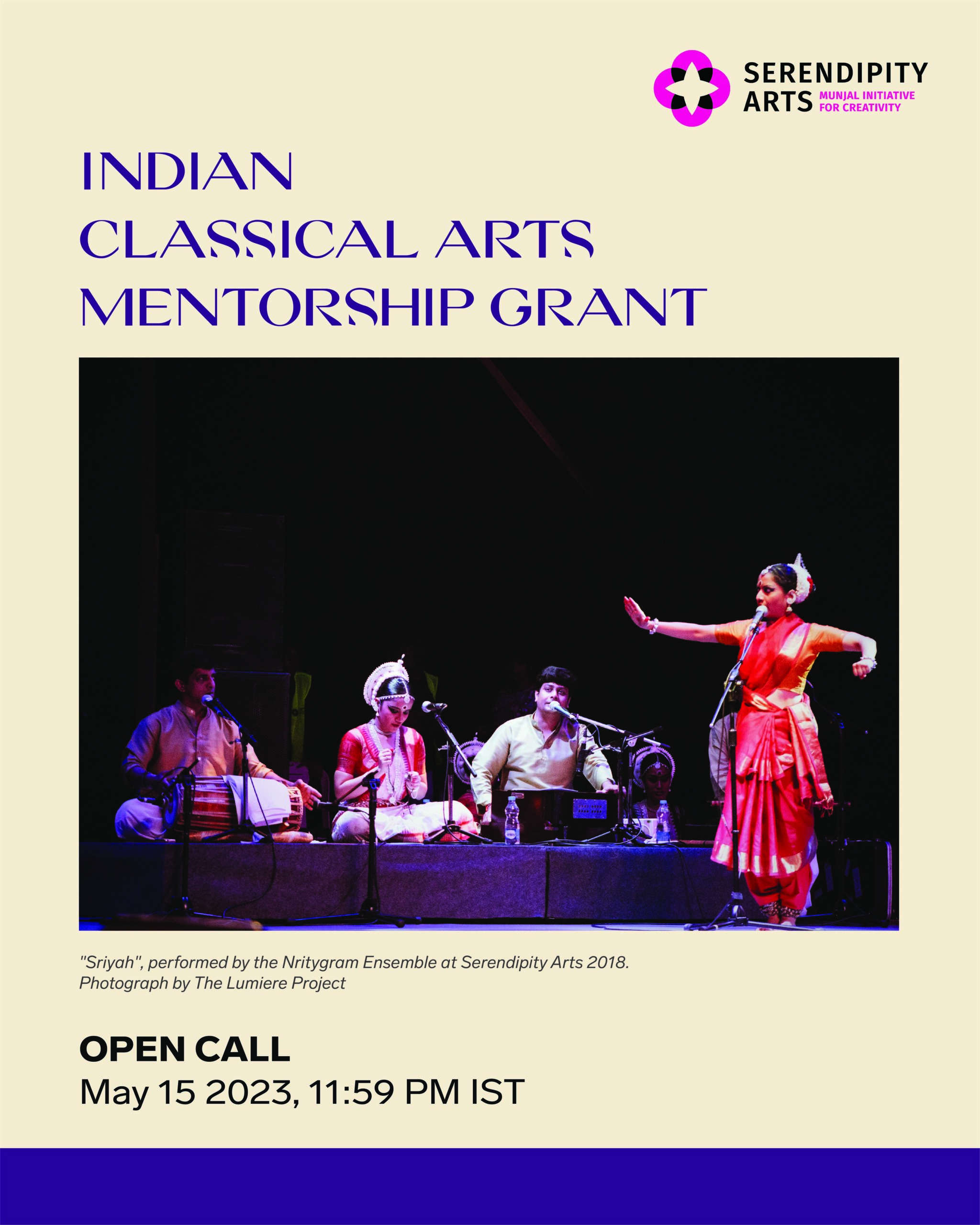 Indian Classical Arts Mentorship Grant - Serendipity Arts